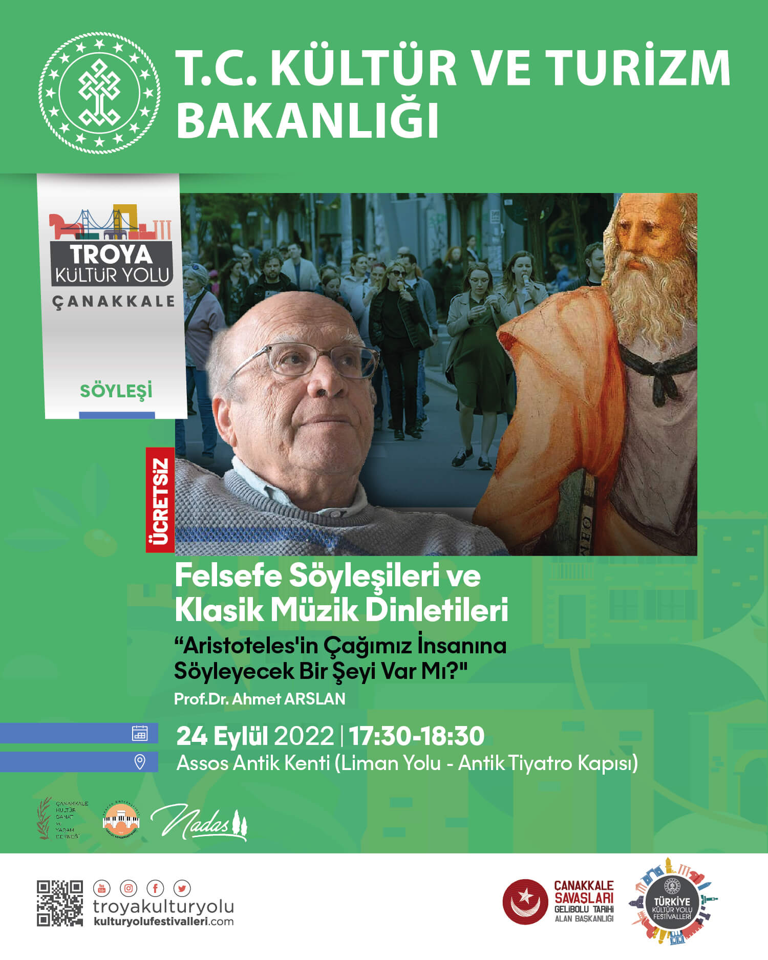 Felsefe Söyleşileri ve Klasik Müzik Dinletileri Assos | Turkish Museums